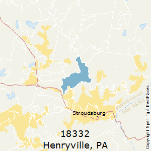Henryville (zip 18332), PA