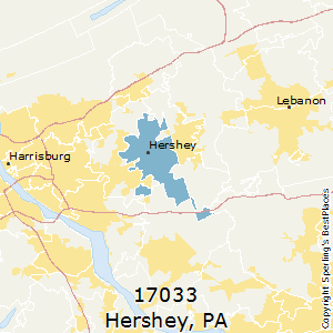 Hershey (zip 17033), PA