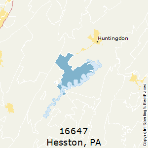 Hesston (zip 16647), PA