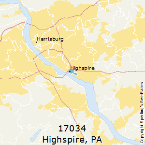 Highspire (zip 17034), PA