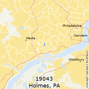 Holmes (zip 19043), PA