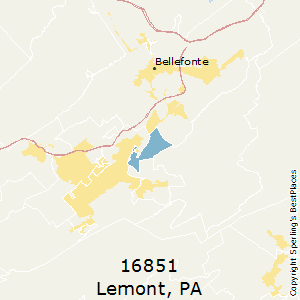 Lemont (zip 16851), PA