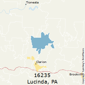 Lucinda (zip 16235), PA