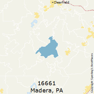 Madera (zip 16661), PA
