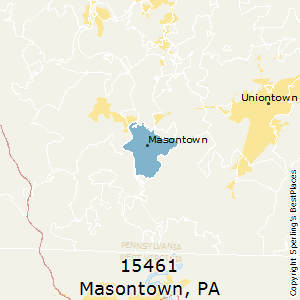 Masontown (zip 15461), PA