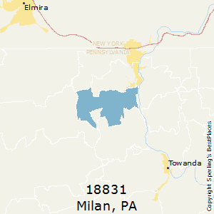 Milan (zip 18831), PA