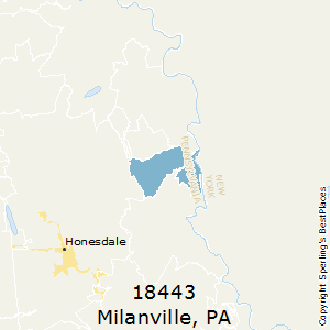 Milanville (zip 18443), PA