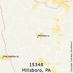Millsboro (zip 15348), PA
