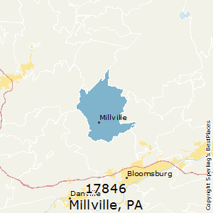 Millville (zip 17846), PA