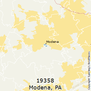 Modena (zip 19358), PA