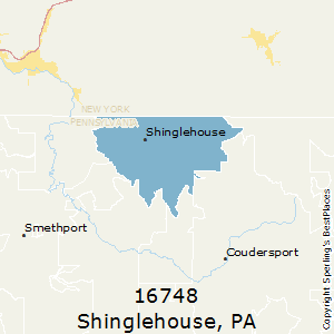 Shinglehouse (zip 16748), PA