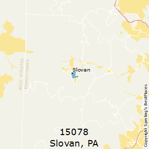Slovan (zip 15078), PA