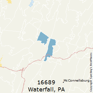 Waterfall (zip 16689), PA