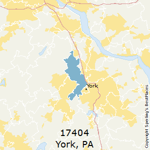 York (zip 17404), PA