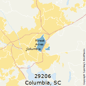 Zip Code Map For West Columbia Sc
