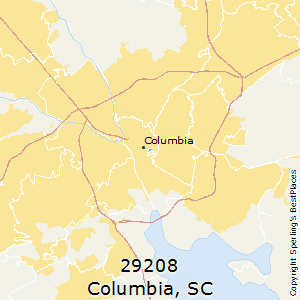 Zip Code Map For West Columbia Sc