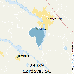 Cordova (zip 29039), SC