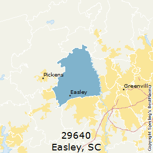 Easley (zip 29640), SC
