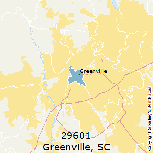 Greenville (zip 29601), SC