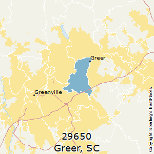 Greer (zip 29650), SC