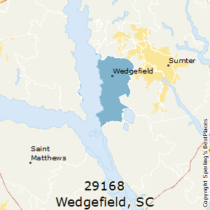 Wedgefield (zip 29168), SC