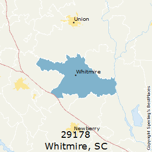 Whitmire (zip 29178), SC