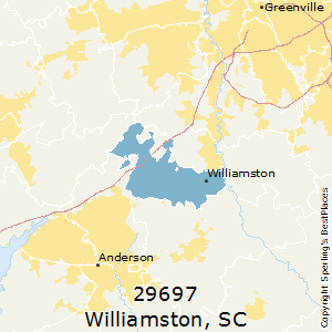 Williamston (zip 29697), SC