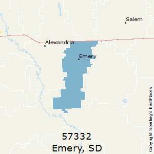 Emery (zip 57332), SD