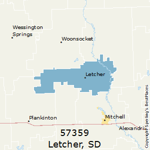 Letcher (zip 57359), SD