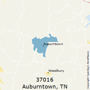 Auburntown (zip 37016), TN