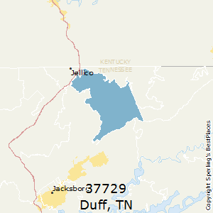 Duff (zip 37729), TN