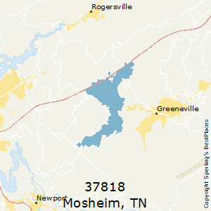 Mosheim (zip 37818), TN