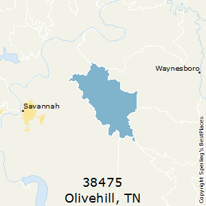 Olivehill (zip 38475), TN