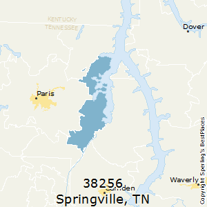 Springville (zip 38256), TN