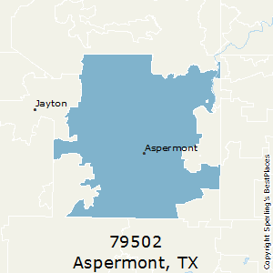 Aspermont (zip 79502), TX