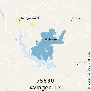 Avinger (zip 75630), TX