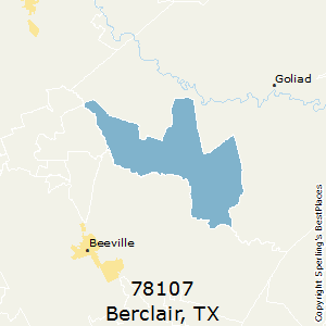 Berclair (zip 78107), TX