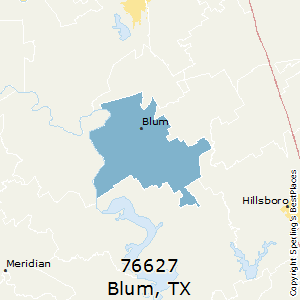 Blum (zip 76627), TX