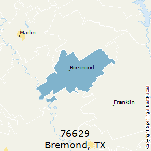 Bremond (zip 76629), TX