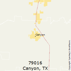 Canyon (zip 79016), TX