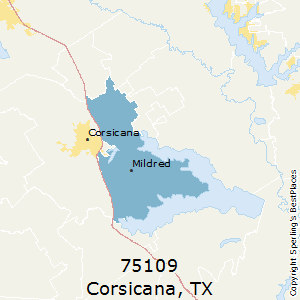 Corsicana (zip 75109), TX