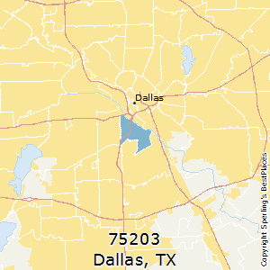Dallas (zip 75203), TX