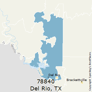 Del Rio Zip Code Map - Map