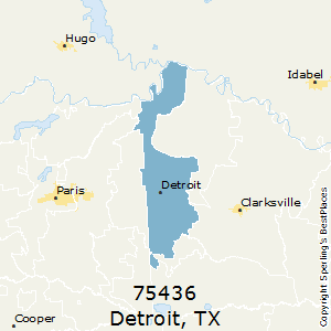 Detroit (zip 75436), TX