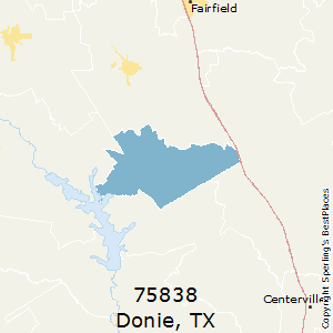 Donie (zip 75838), TX