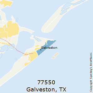 Galveston (zip 77550), TX
