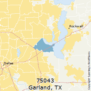 Garland (zip 75043), TX