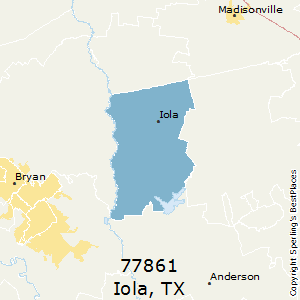 Iola (zip 77861), TX