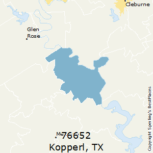 Kopperl (zip 76652), TX