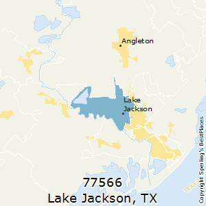 Lake Jackson Zip Code Map - United States Map